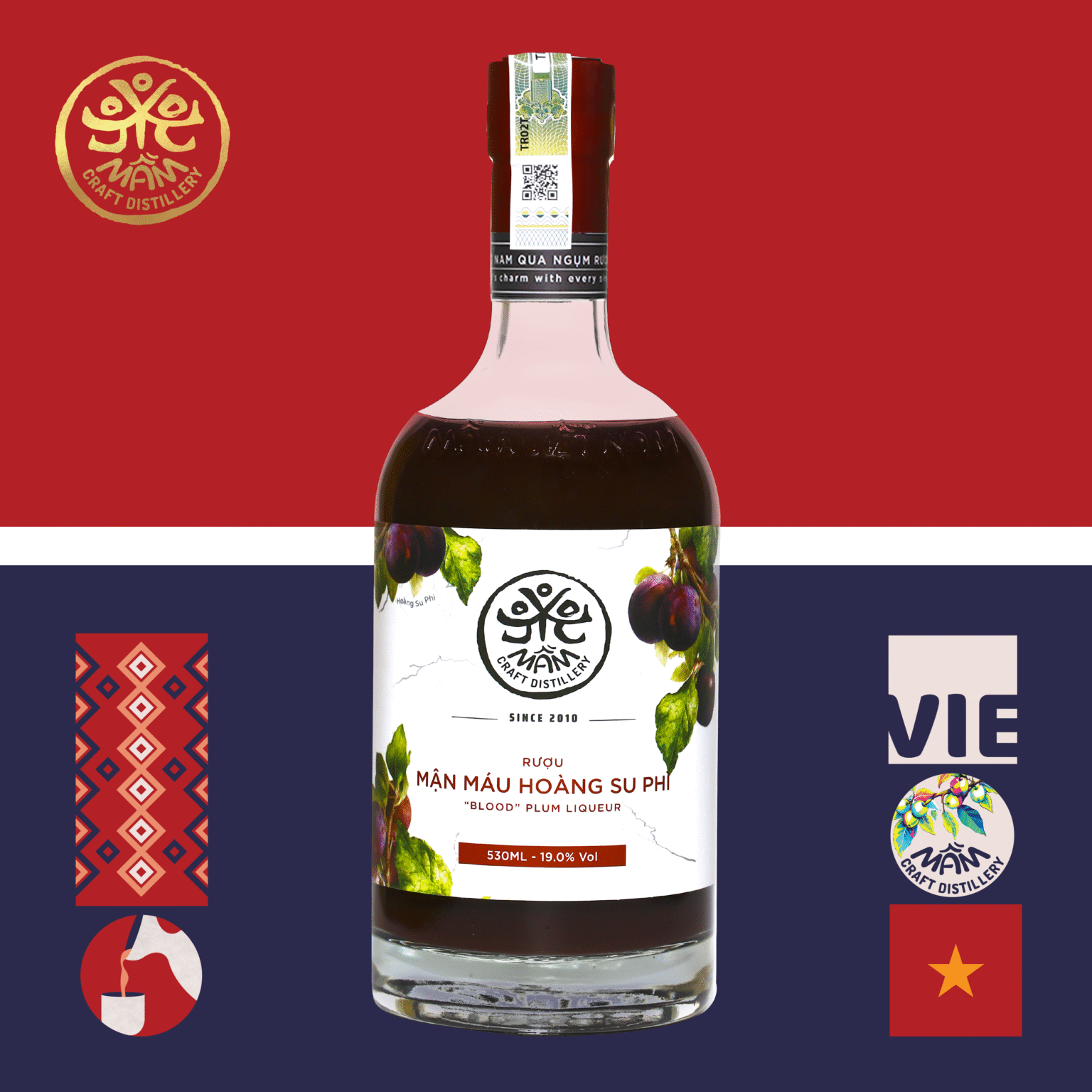 Rượu Mận máu Hoàng Su Phì - mamdistillery