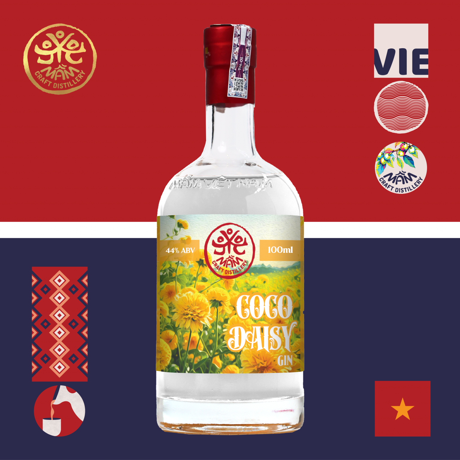 Gin - Coco Daisy mini - mamdistillery